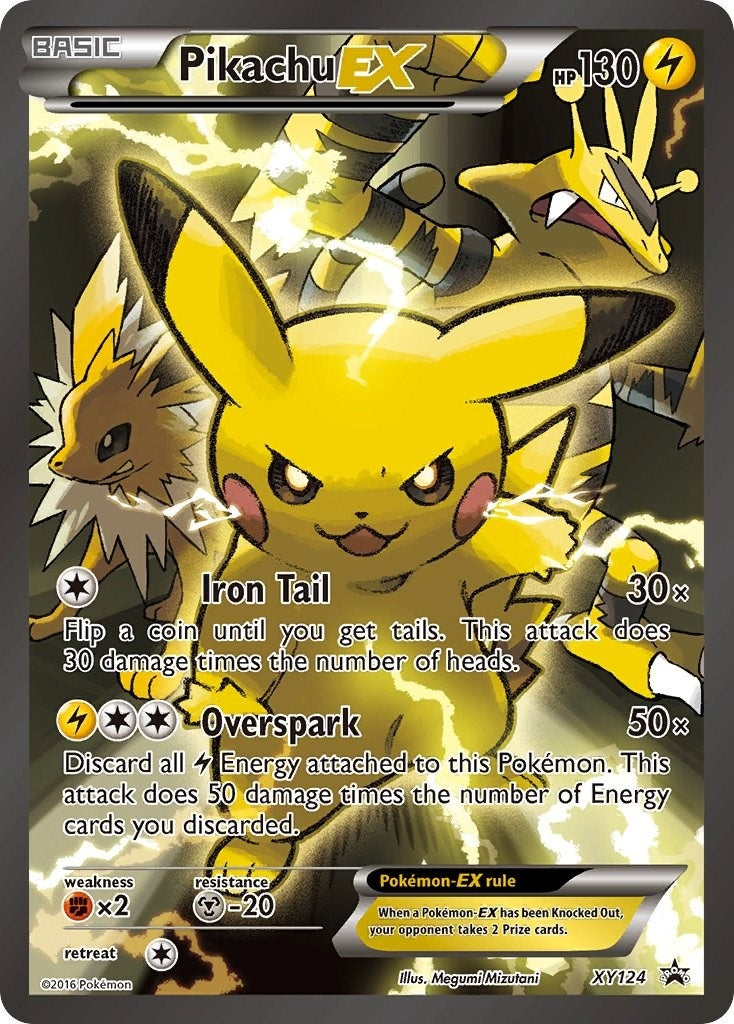 Pikachu EX - XY124 (XY124) (PR) – Poke Gems MTL