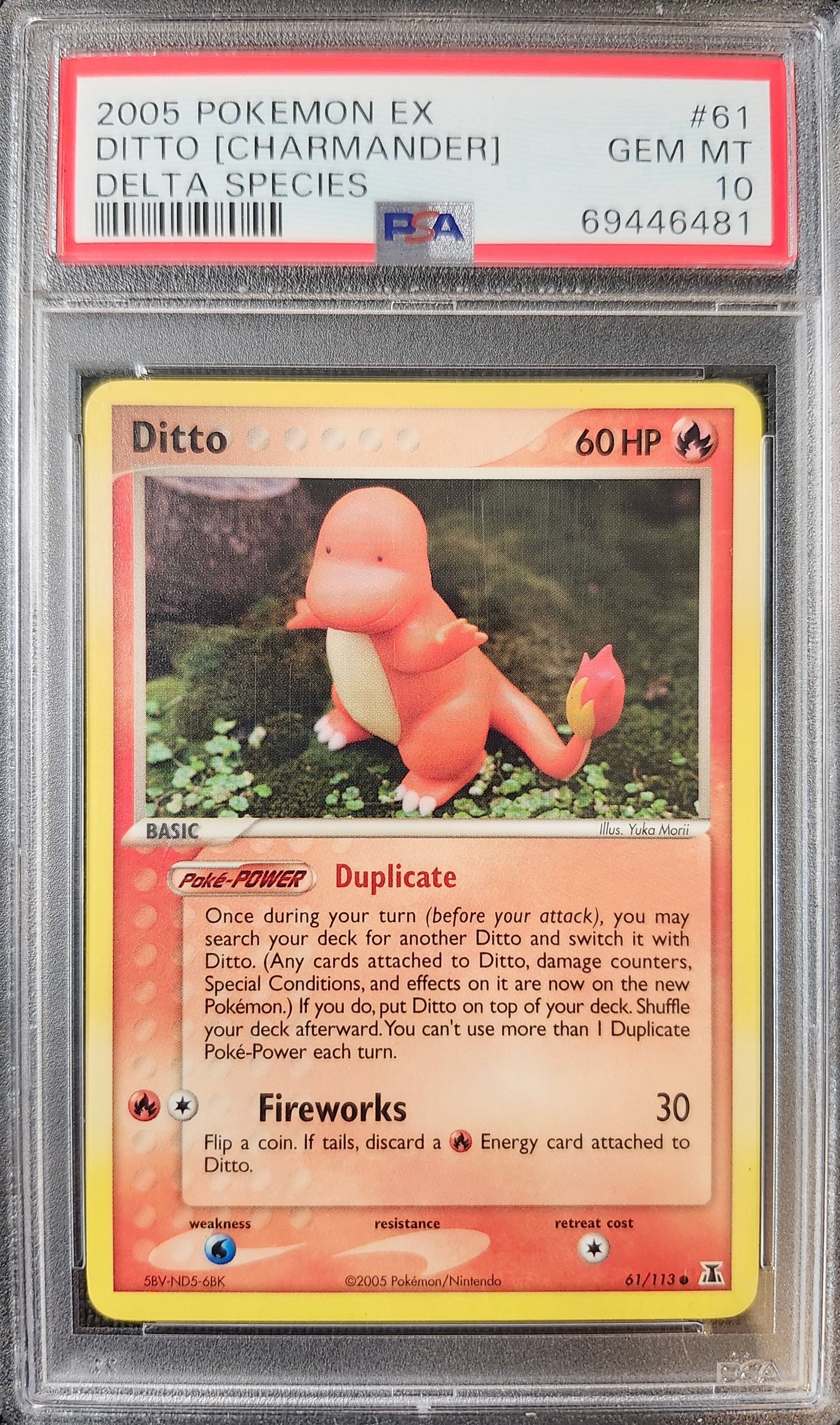 Ditto (Charmander) PSA 10 – Poke Gems MTL
