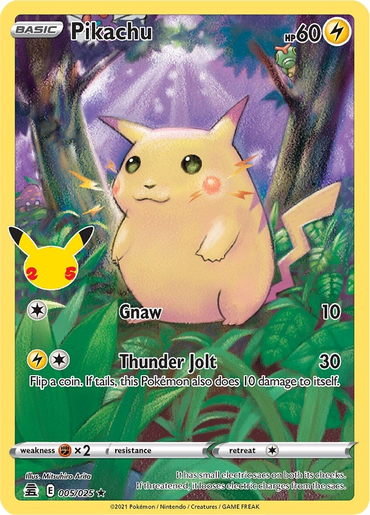 Pikachu (005/025) (CLB) – Poke Gems MTL