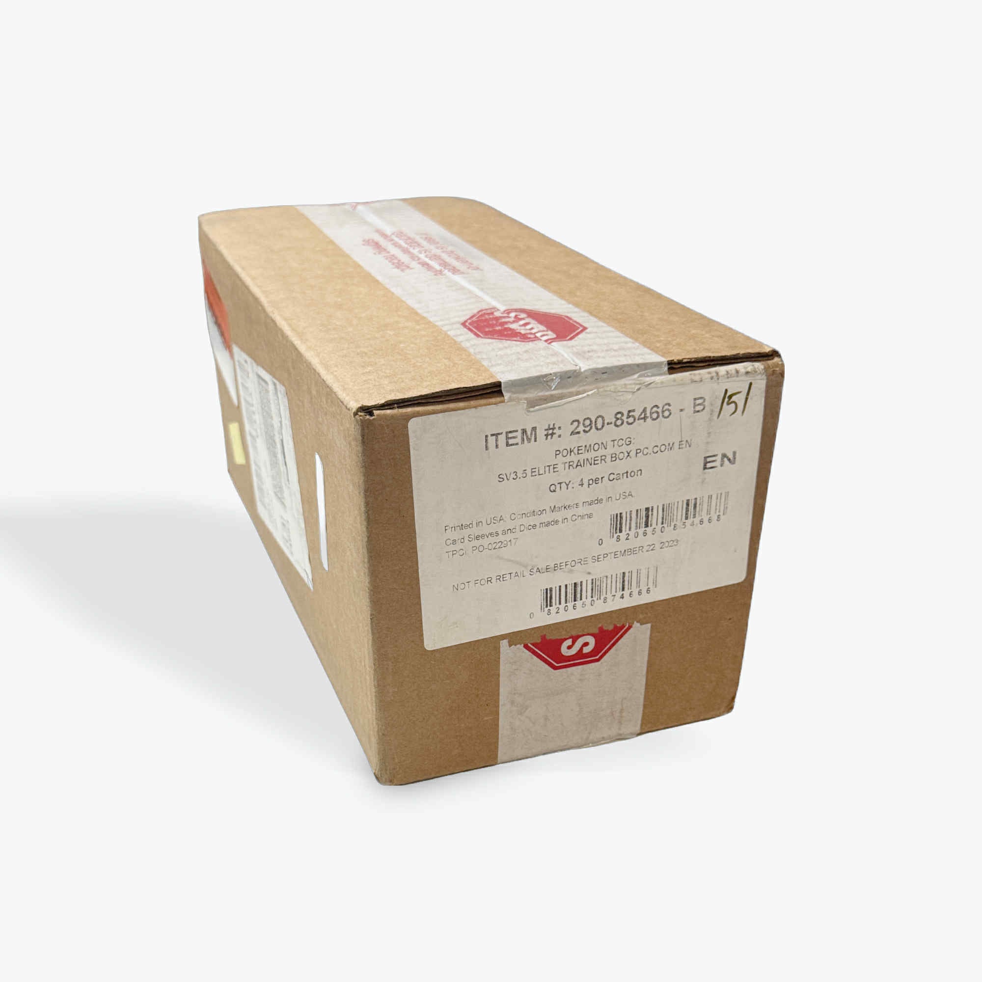 151 PC ETB Sealed Case – Poke Gems MTL