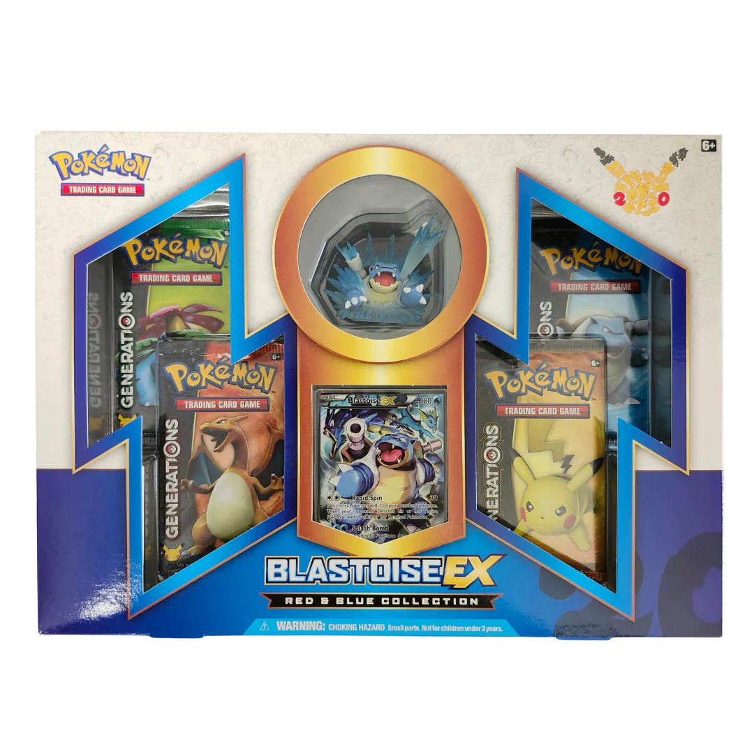Blastoise EX Red Blue Collection Box – Poke Gems MTL