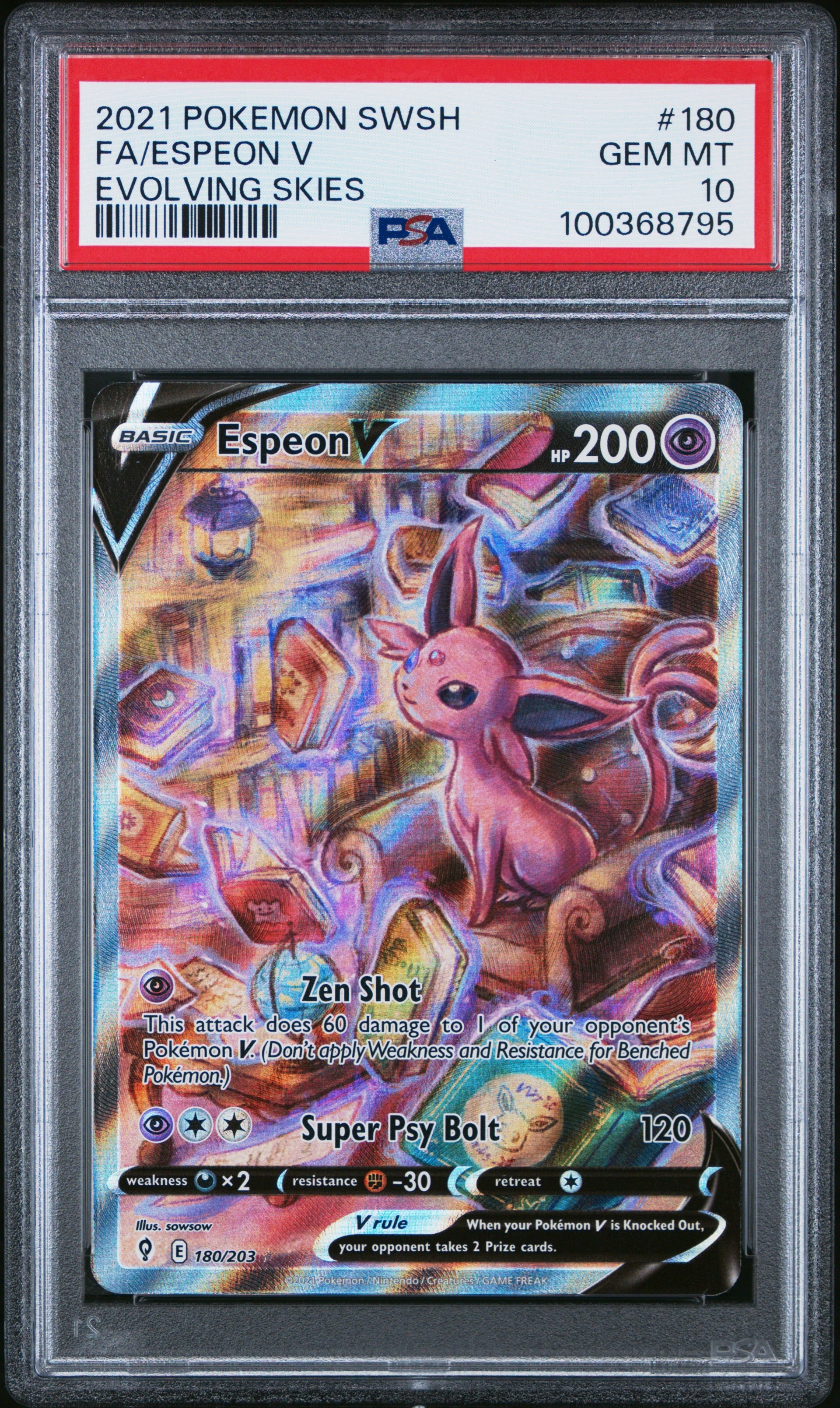 Espeon V PSA 10 – Poke Gems MTL