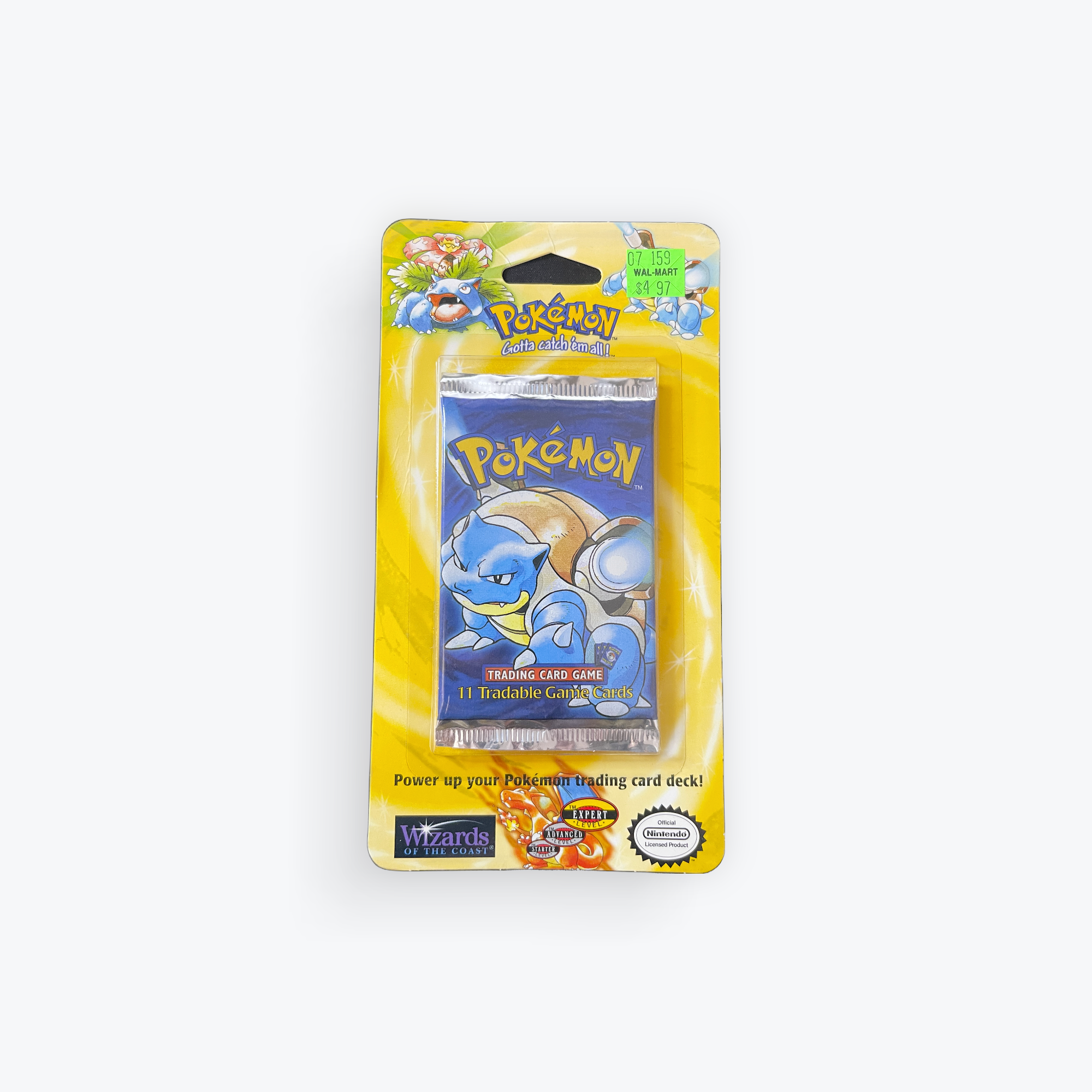 Base Set Potential Shadowless Blastoise Blister Pack – Poke Gems MTL