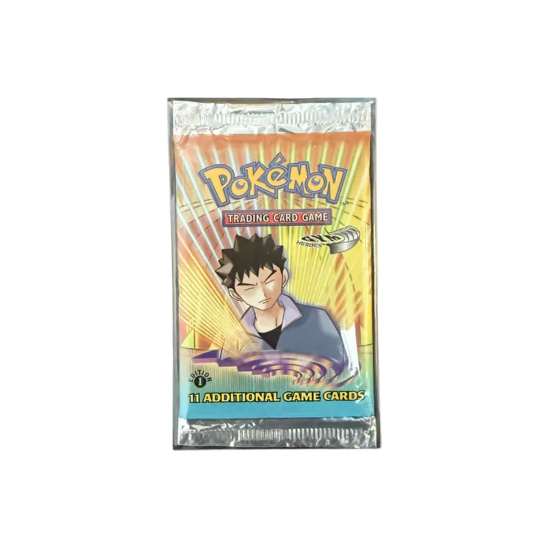 Gym Heroes 1st Ed. Booster Pack – Poke Gems MTL