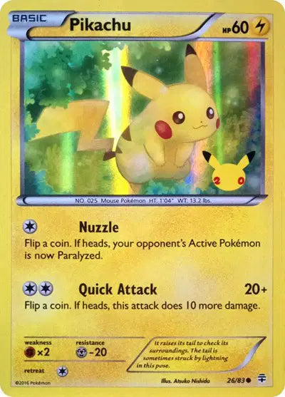 Pikachu (Holo) 26/83 - LP – Poke Gems MTL